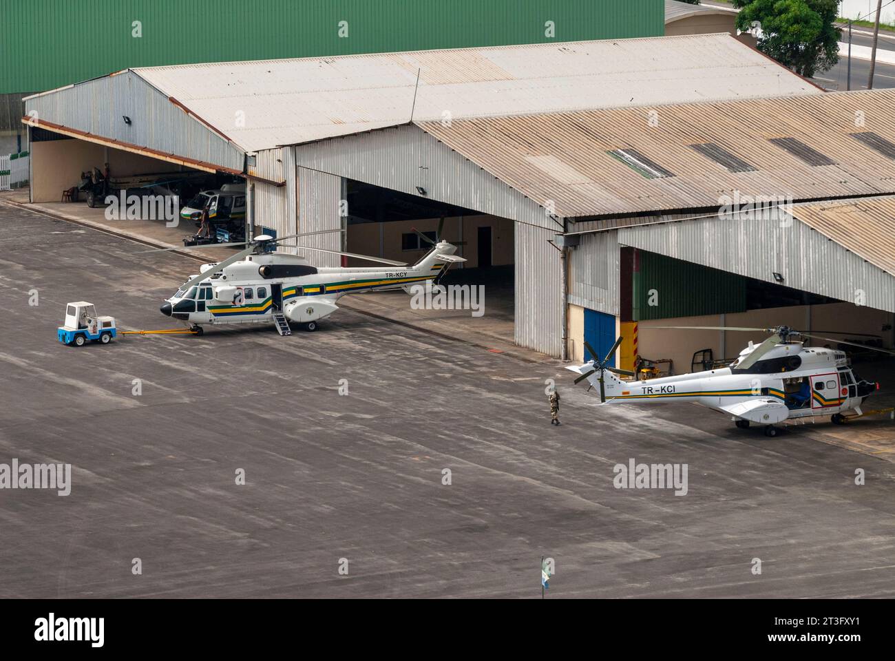 Gabon, Libreville, Libreville Airport Leon Mba, Presidential Air Force ...