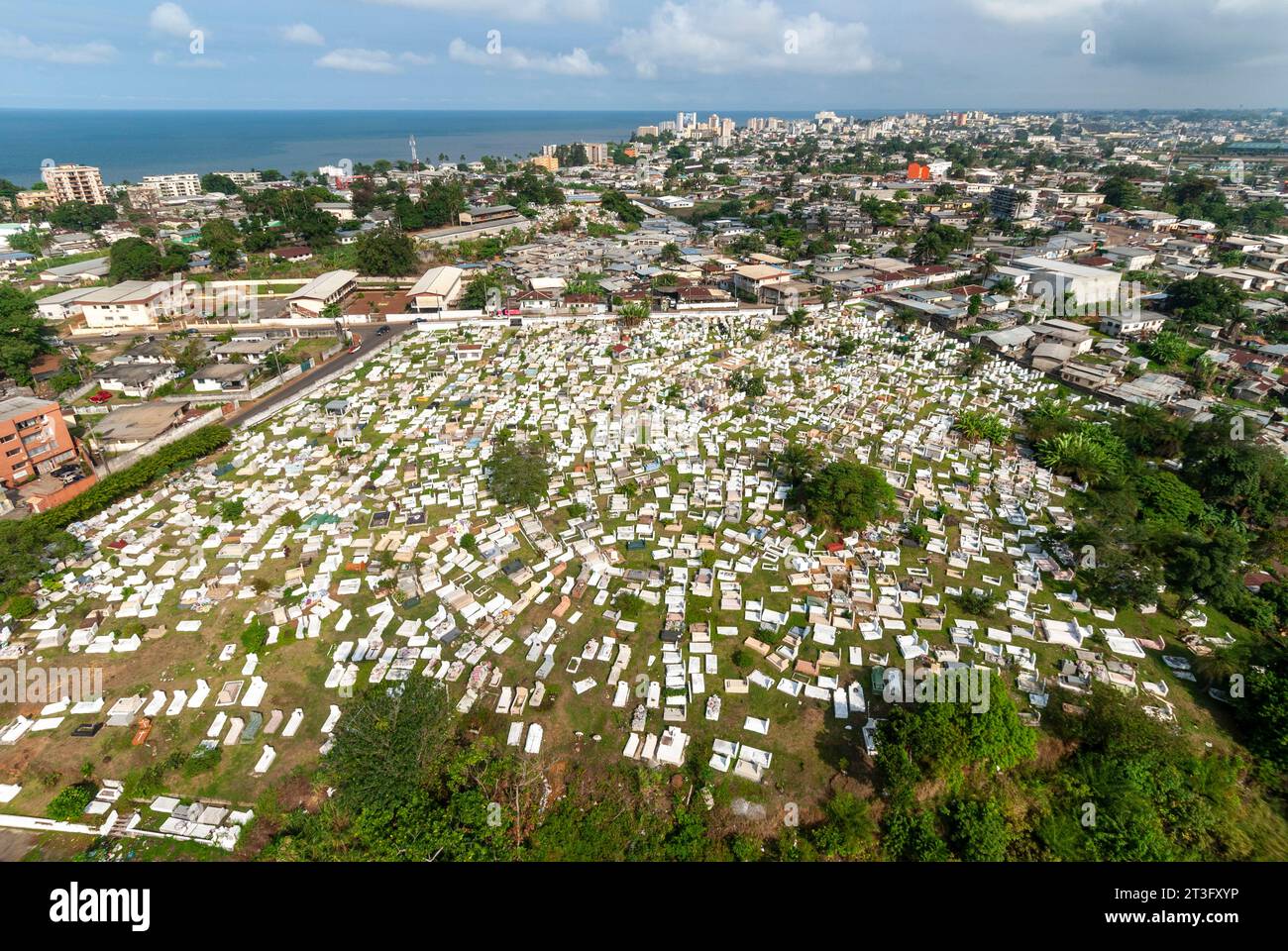 Libreville aerial hi-res stock photography and images - Alamy