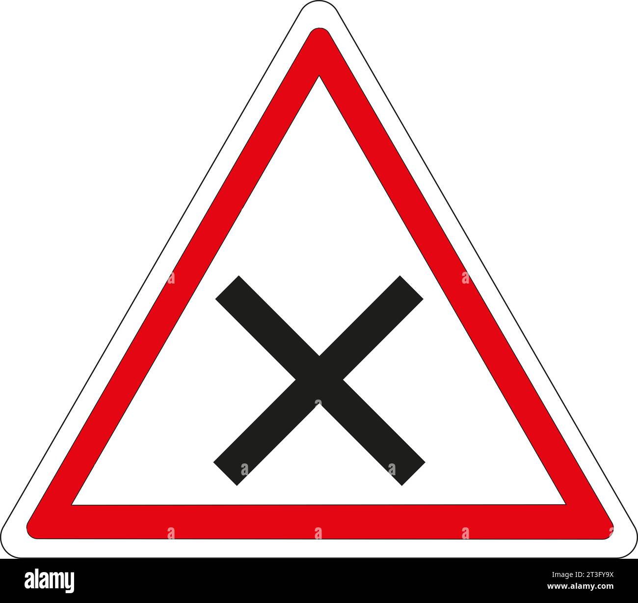 Yield the right of way hi-res stock photography and images - Alamy