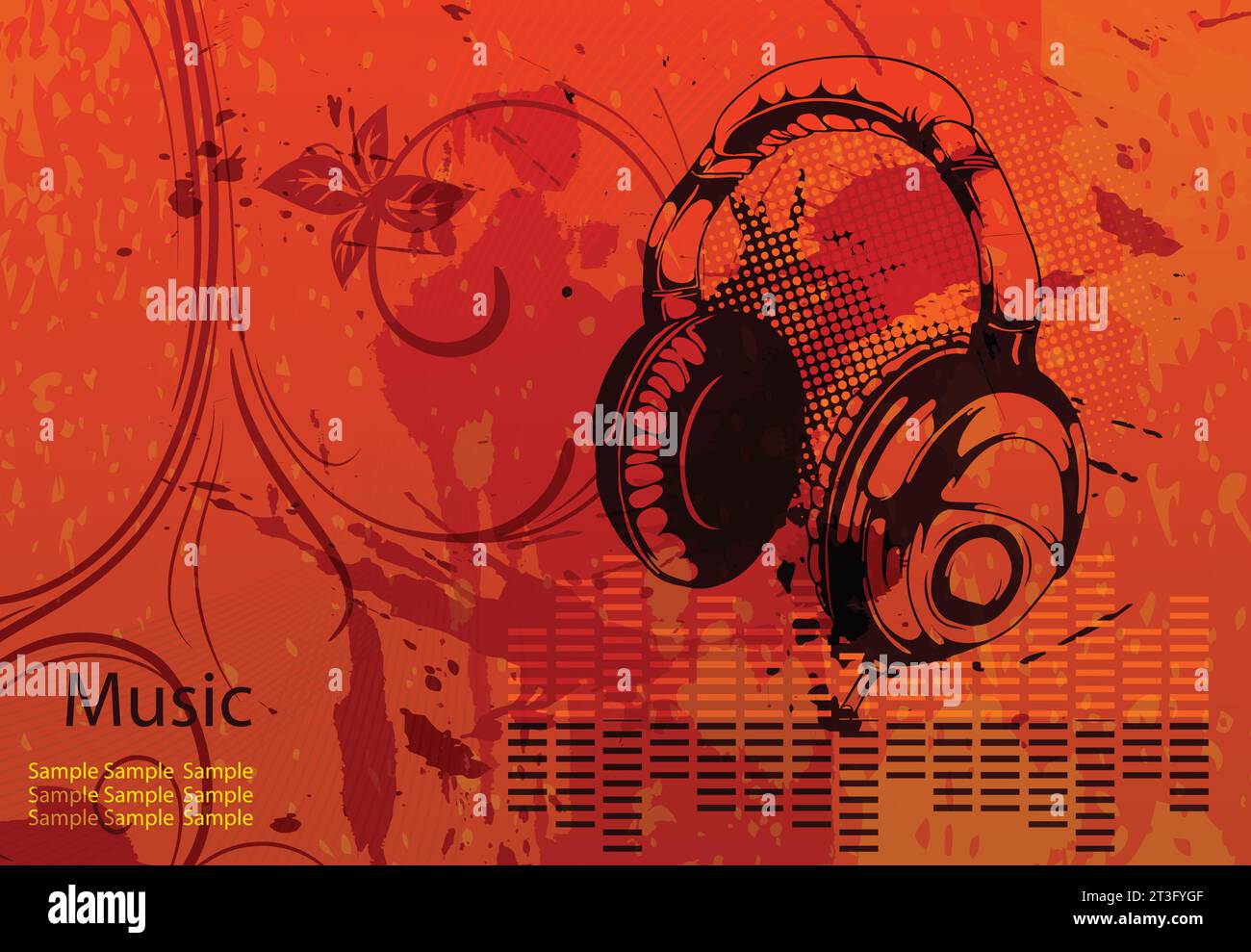 Royalty free background music Stock Vector Images - Alamy