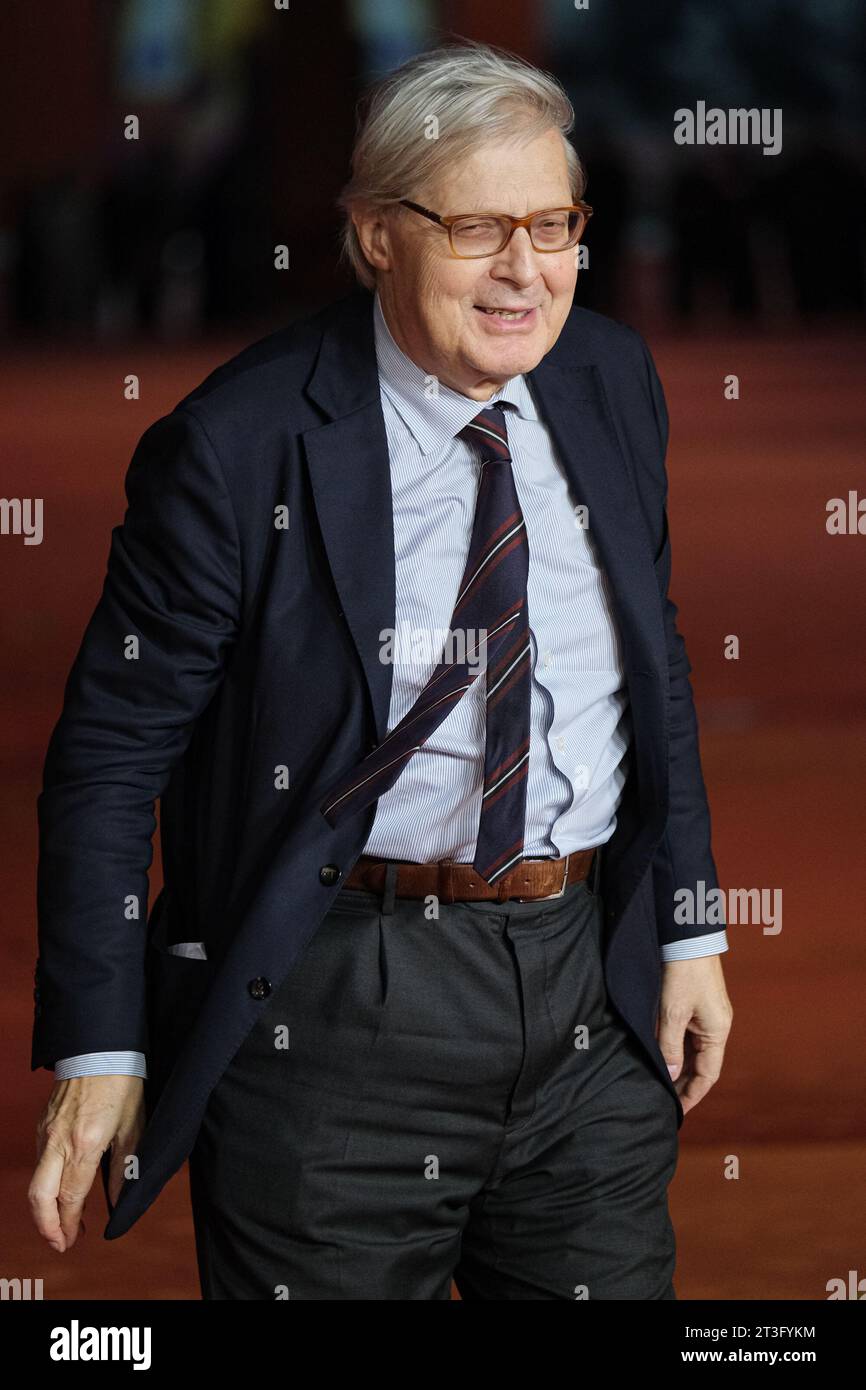 Rome, Italy. 24th Oct, 2023. Vittorio Sgarbi attends a red carpet for ...