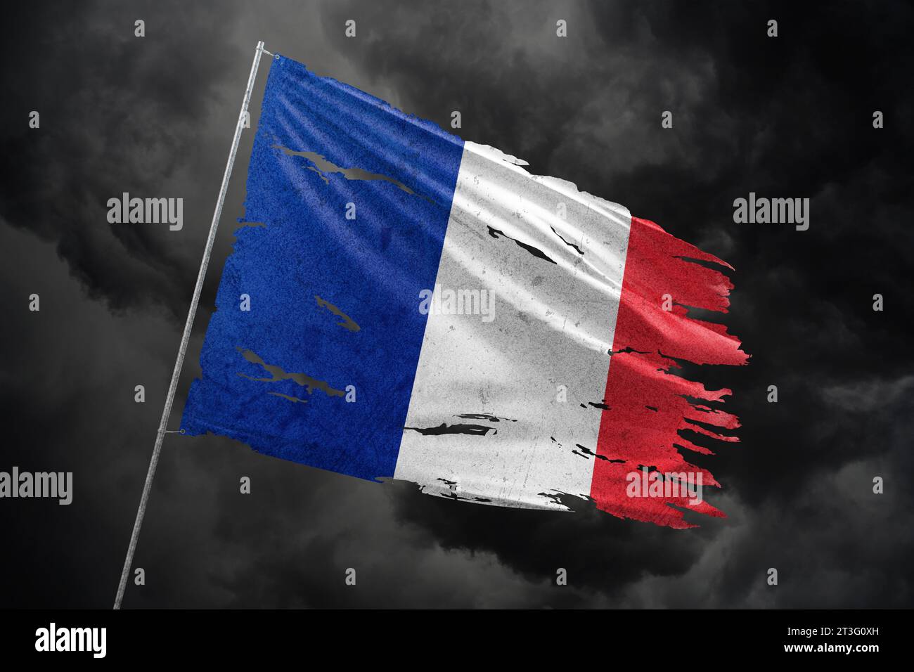 Blood france flag hi-res stock photography and images - Alamy