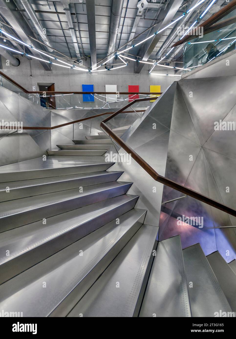 Interior view of The Caixa Forum Madrid, Spain Stock Photo - Alamy
