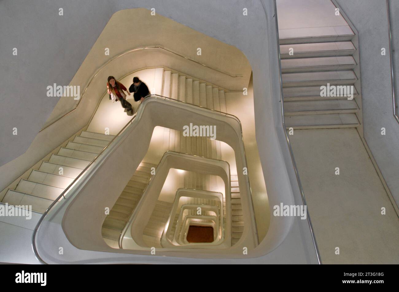 Interior view of The Caixa Forum Madrid, Spain Stock Photo - Alamy