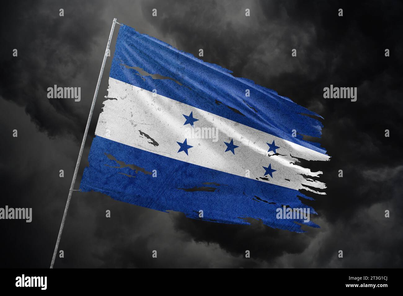 Honduras nation flag hi-res stock photography and images - Alamy