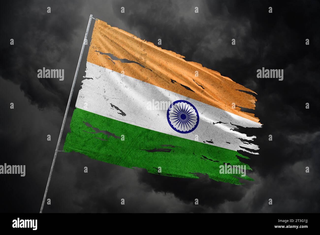 India flag sky not pole hi-res stock photography and images - Alamy