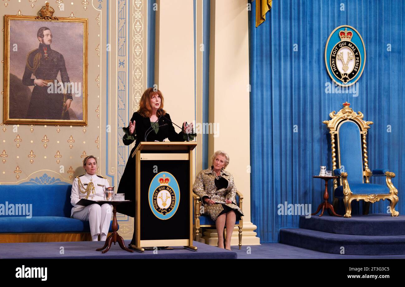 Melbourne, Australia. 25th Oct, 2023. Princess Astrid of Belgium and ...