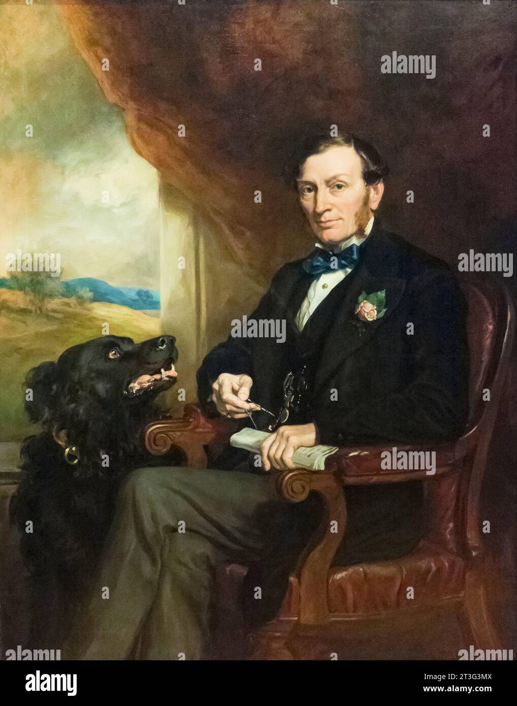 Sir Daniel Gooch by Sir Francis Grant Stock Photo - Alamy