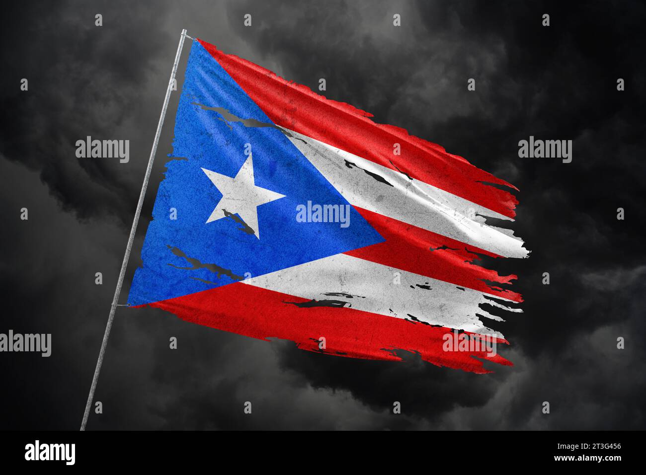 Puerto Rico Flags Background