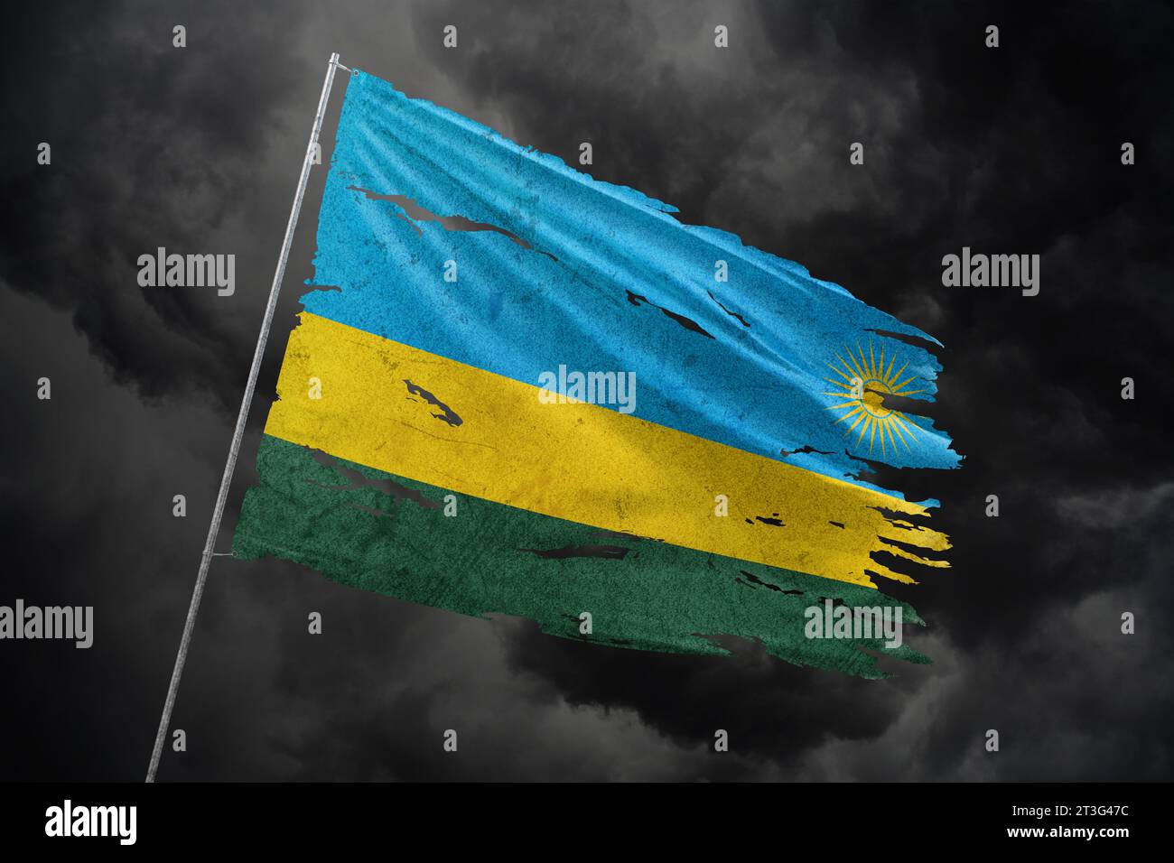 Rwanda country flag on hi-res stock photography and images - Alamy