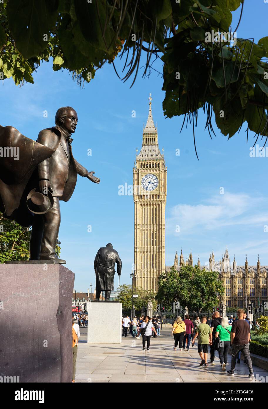 Refurbished Big Ben clock tower, Westminster Palace, Houses of ...
