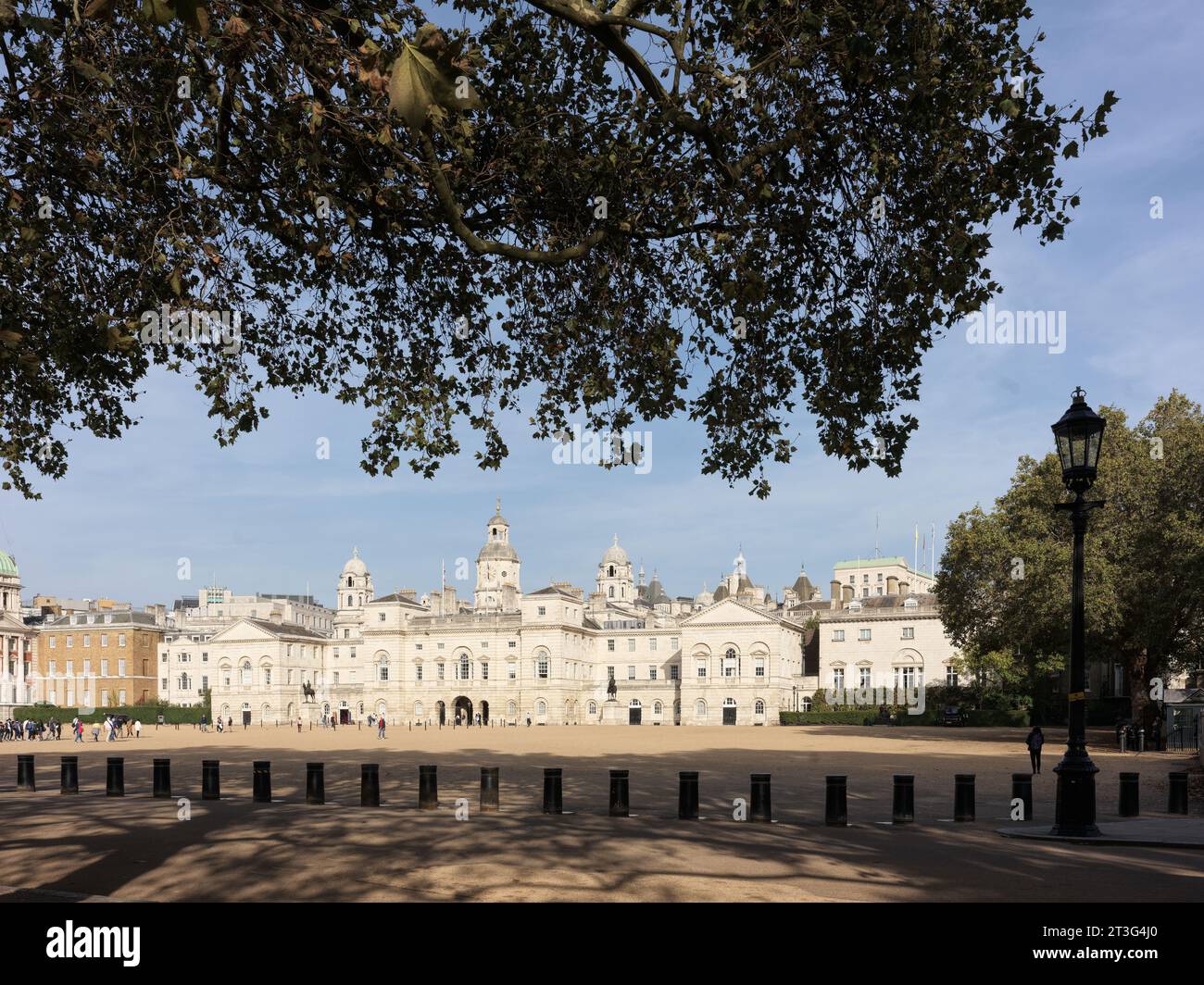 Horse guards parade ground westminster london england sunny sunl hi-res ...