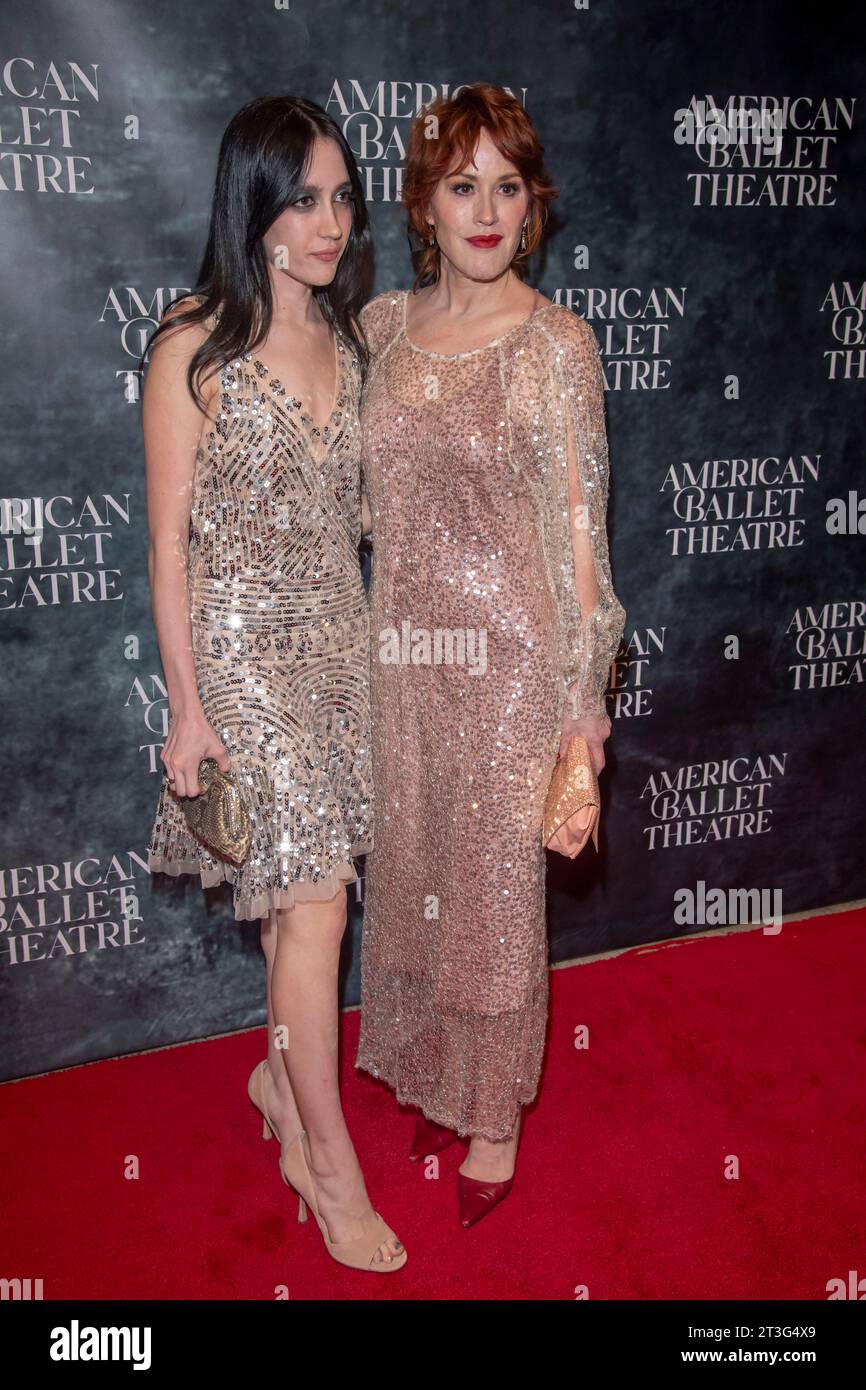 New York, United States. 24th Oct, 2023. Mathilda Gianopoulos and Molly ...