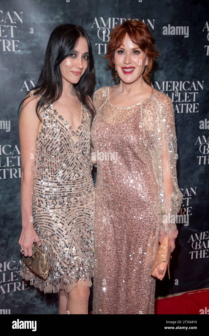 New York, United States. 24th Oct, 2023. Mathilda Gianopoulos and Molly ...