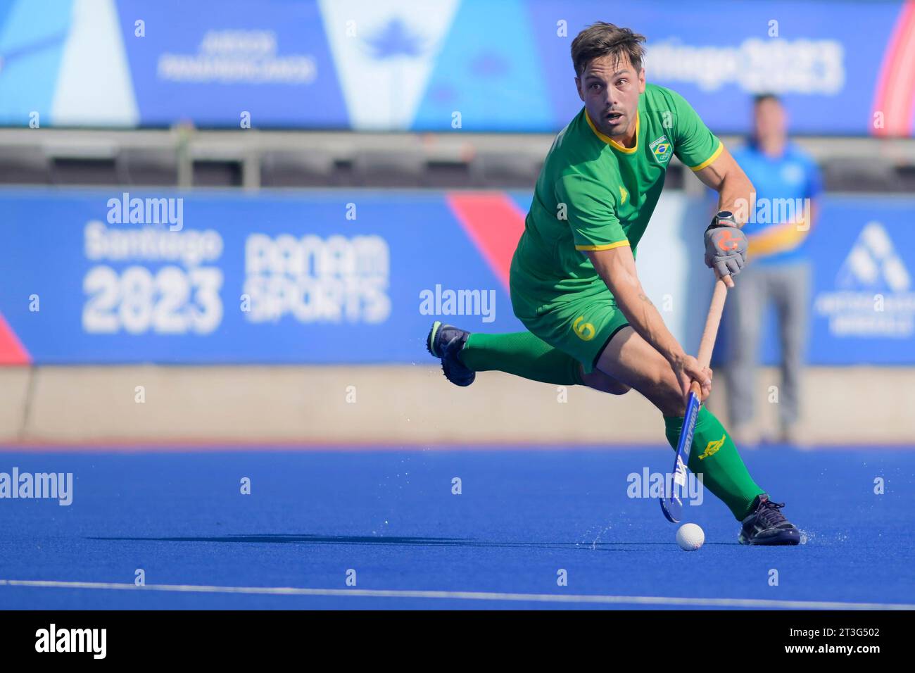 Santiago, Chile. 25th Oct, 2023. Adam Imer of Brazilian Hockey during ...