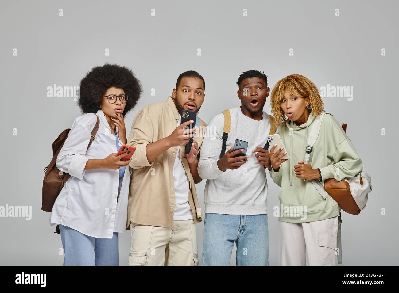 Friends reaction hi-res stock photography and images - Alamy