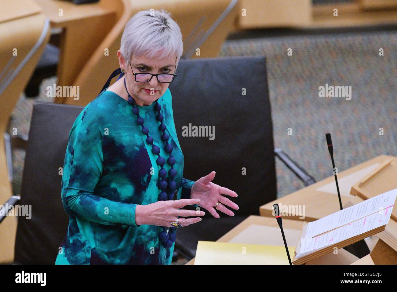 Edinburgh Scotland, UK 25 October 2023. Cabinet Secretary for Justice ...