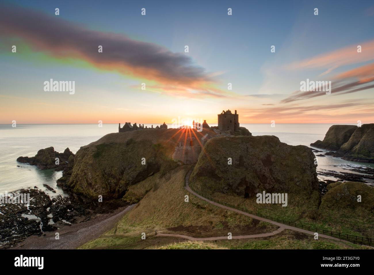 Dunnottar Castle near Stonehaven, Scotland - One of the most iconic ...
