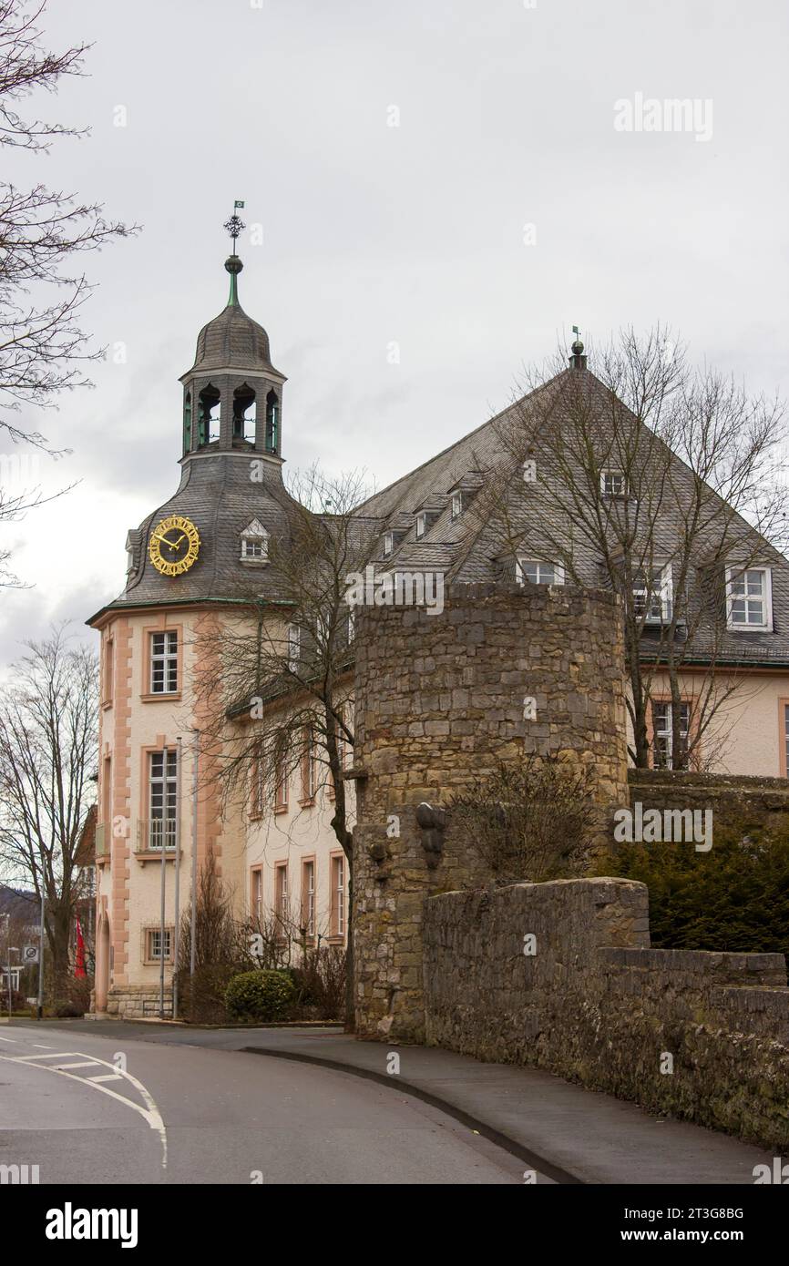 old town of Korbach - officially the Hanseatic City of Korbach, Germany ...