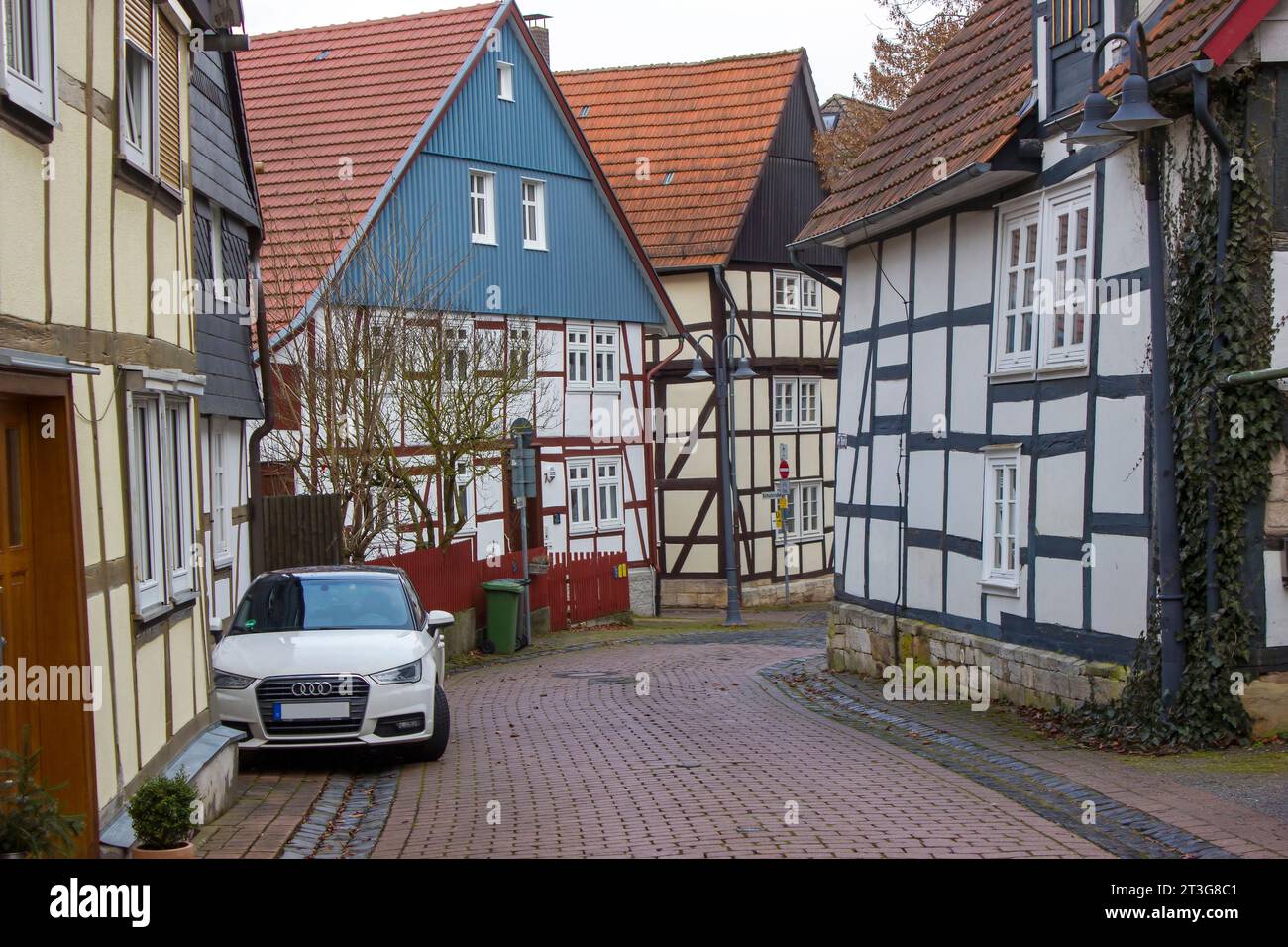 old town of Korbach - officially the Hanseatic City of Korbach, Germany ...