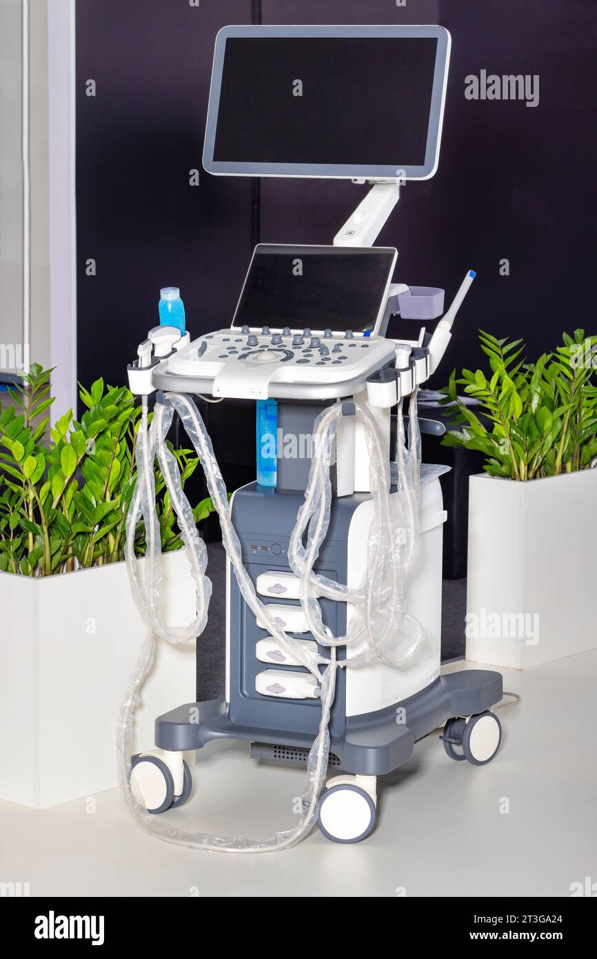 Portable ultrasound scanner, hospital diagnostic equipment in medical ...
