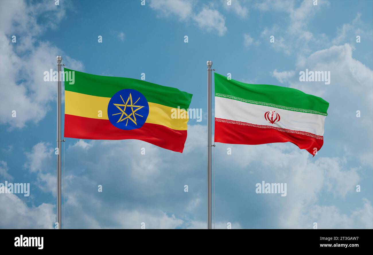 Cloudy flag ethiopia hi-res stock photography and images - Alamy