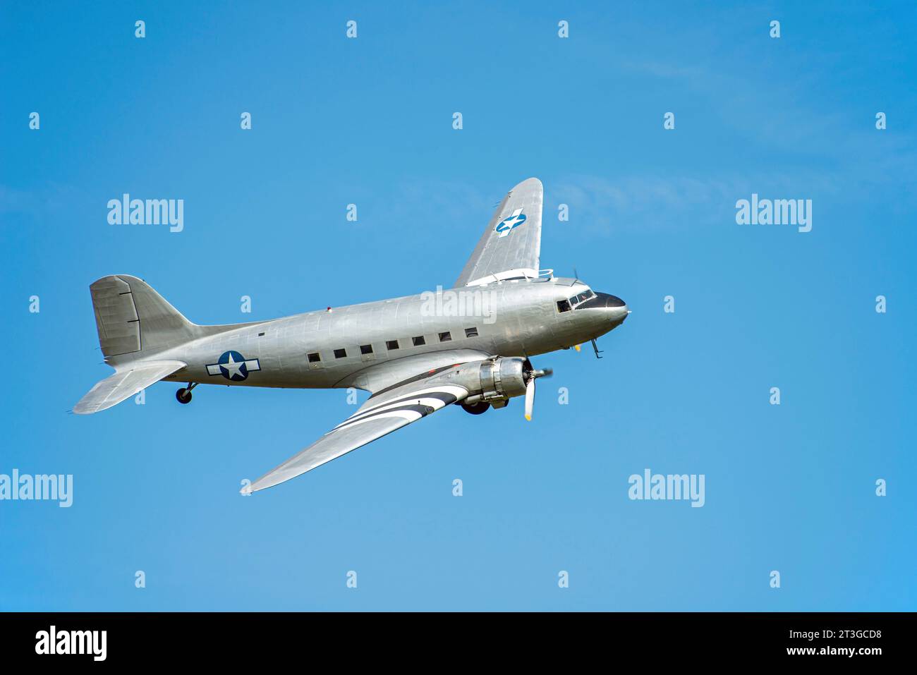 France, Seine-et-Marne (77), Melun Villaroche, Melun Villaroche airfield (77), Douglas DC-3 ...
