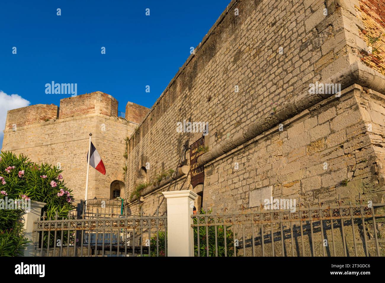 France, Var, Toulon, Saint Louis du Mourillon harbour, Saint Louis fort ...
