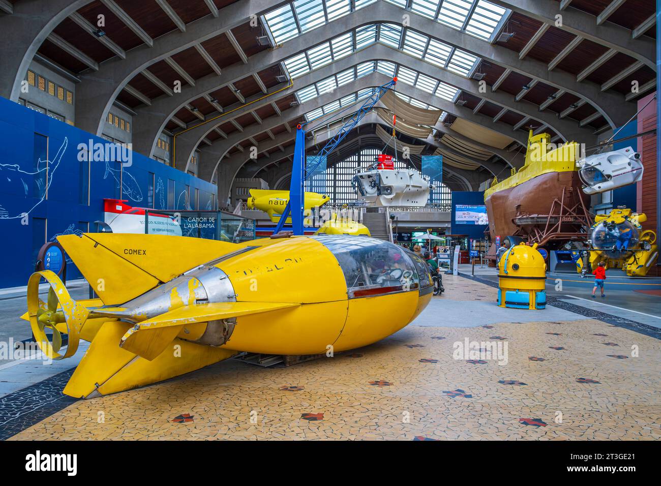 France, Manche, Cotentin, Cherbourg en Cotentin, former transatlantic ...