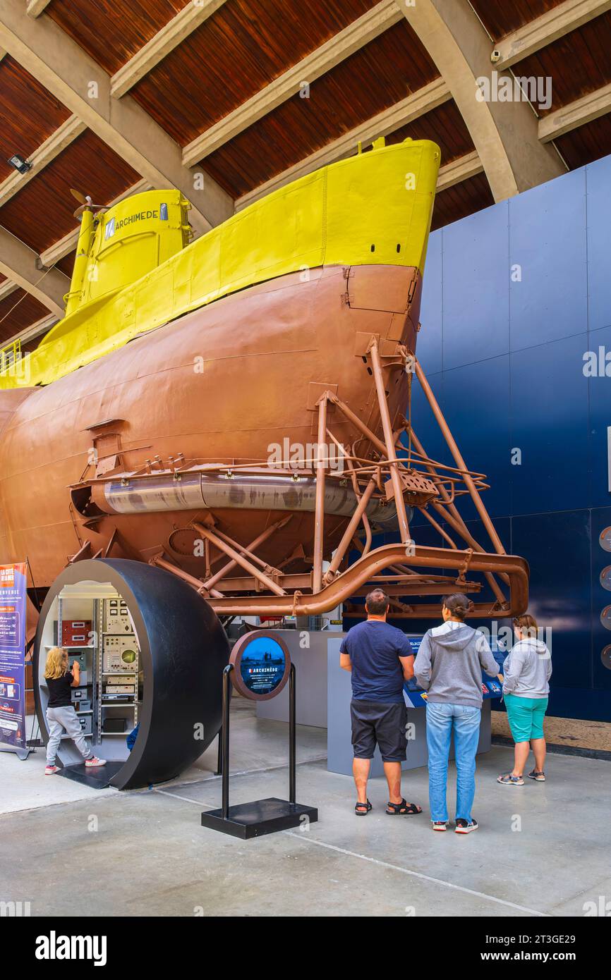 France, Manche, Cotentin, Cherbourg en Cotentin, former transatlantic ...