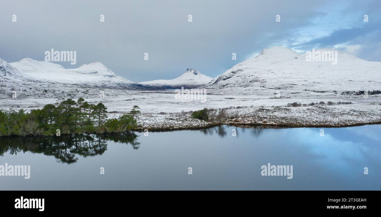 Scottish Highlands in Winter Stock Photo - Alamy