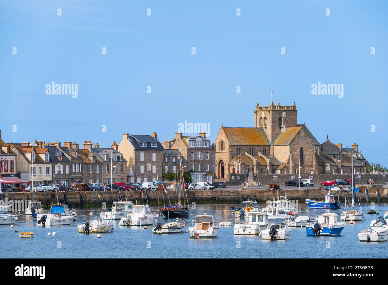France, Manche, Cotentin, Barfleur, labeled Les Plus Beaux Villages de ...