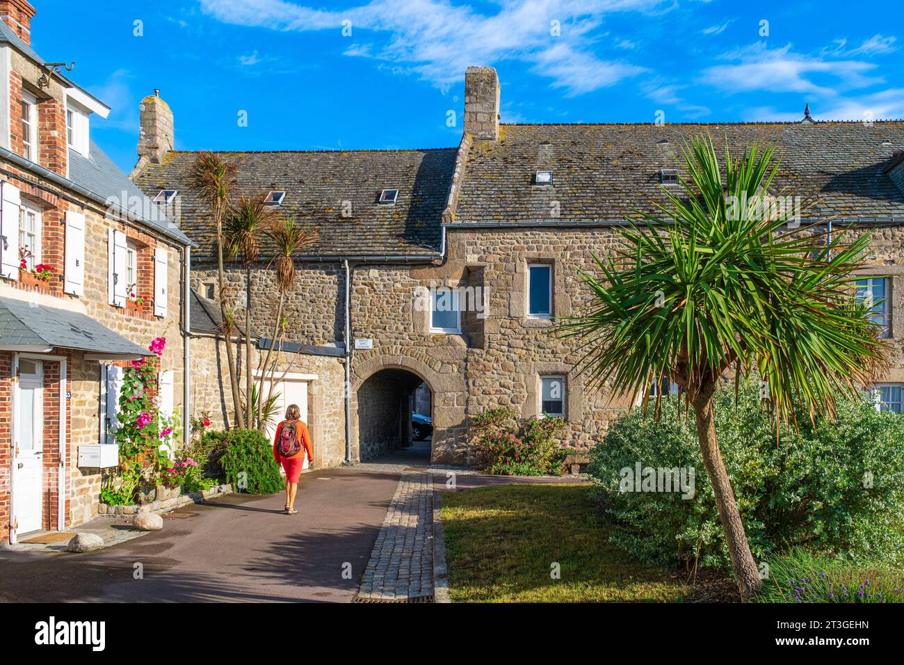 France, Manche, Cotentin, Barfleur, labeled Les Plus Beaux Villages de ...