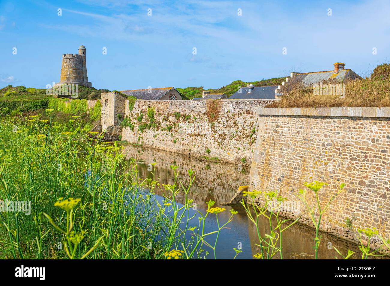 France, Manche, Cotentin, Saint Vaast la Hougue, Pointe de la Hougue ...
