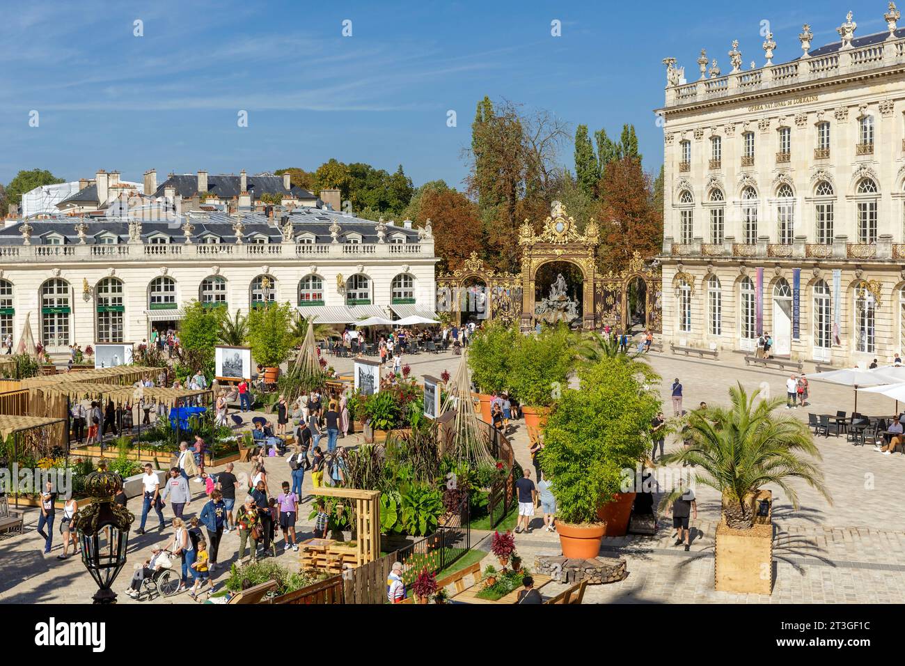 France, Meurthe et Moselle, Nancy, Stanislas square (former royal ...