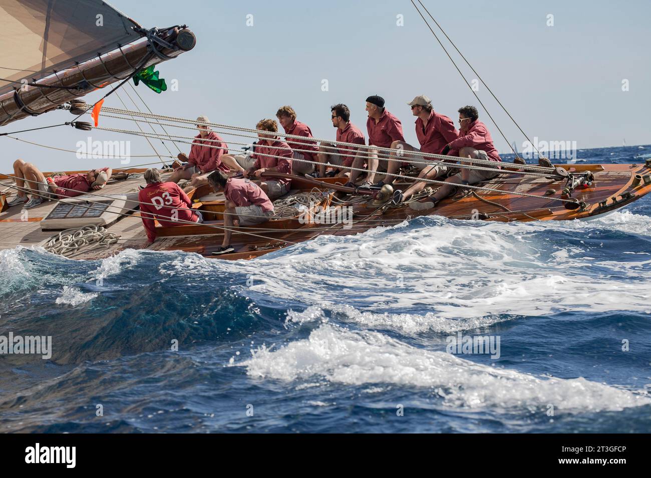 France, Var, Saint Tropez, Voiles de Saint Tropez 2017, in regatta ...