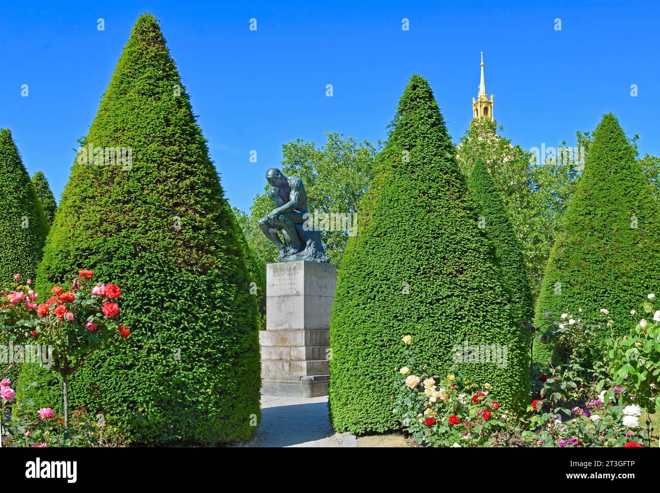 The thinker statue horizontal hi-res stock photography and images - Alamy