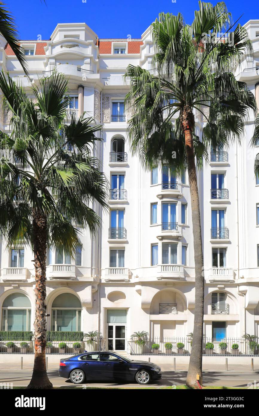 France, Alpes Maritimes, Cannes, Croisette, Hotel Majestic Barriere in ...