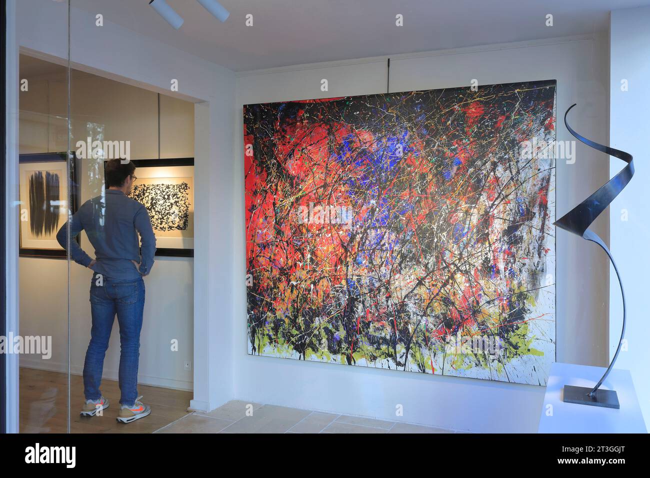 France, Alpes Maritimes, Cannes, Le Gray d'Albion, Hurtebize gallery ...