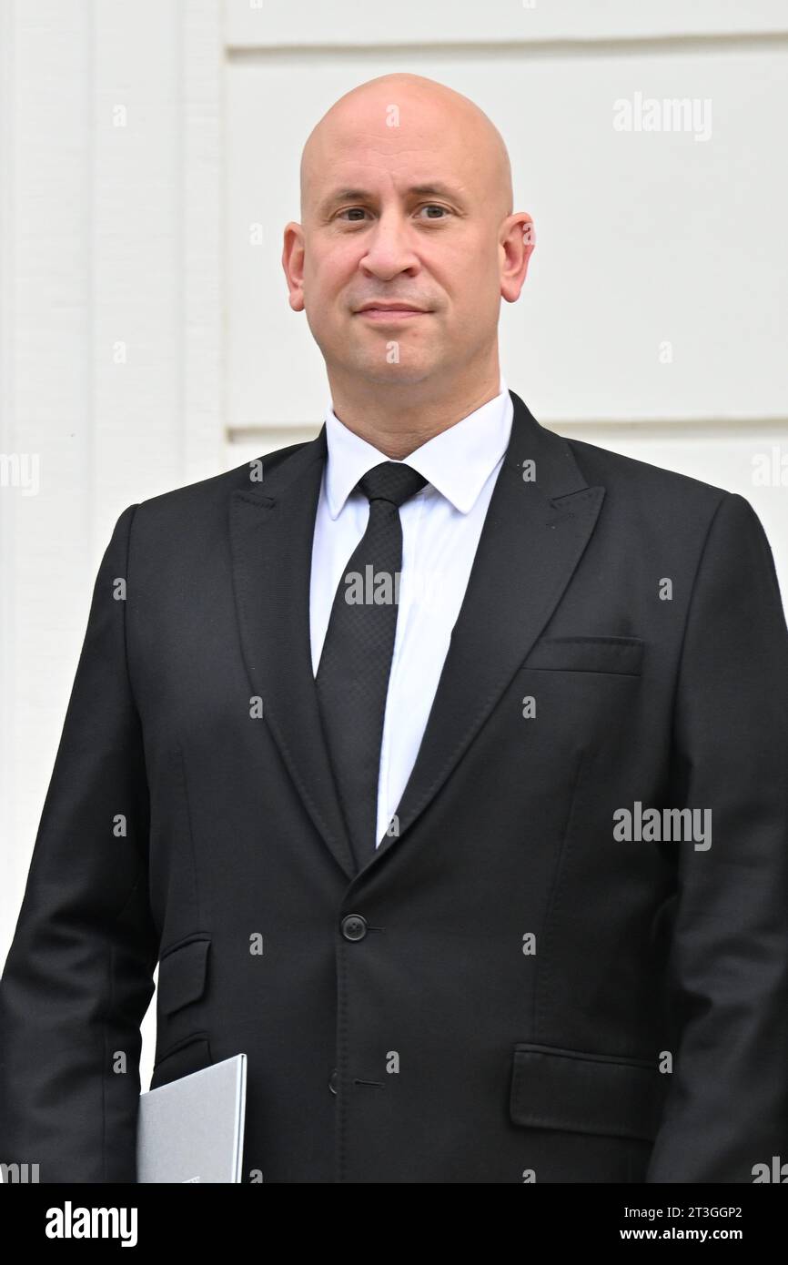 Bratislava, Slovakia. 25th Oct, 2023. New Slovak Transport Minister ...