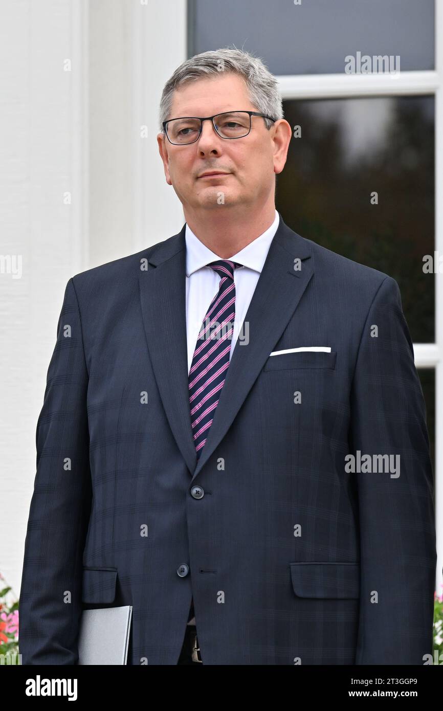 Bratislava, Slovakia. 25th Oct, 2023. New Slovak Justice Minister Boris ...