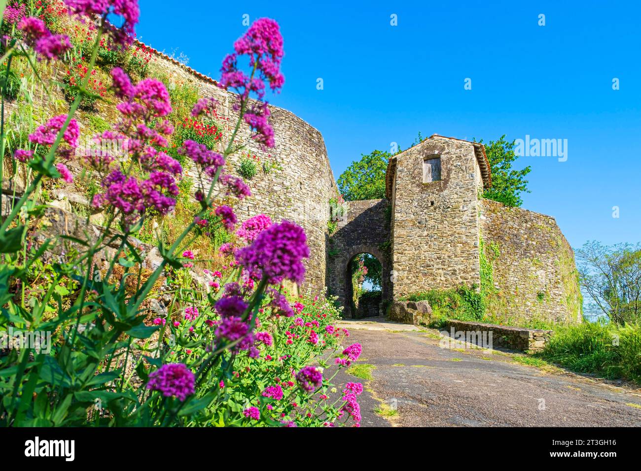 France, Vendee, Vouvant, labelled Les Plus Beaux Villages de France ...