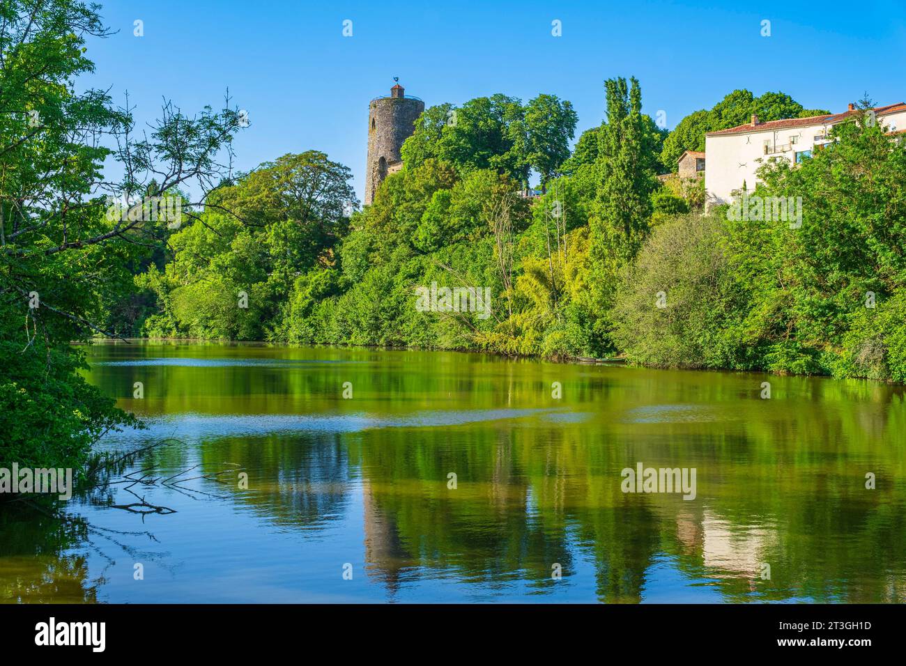 France, Vendee, Vouvant, labelled Les Plus Beaux Villages de France ...