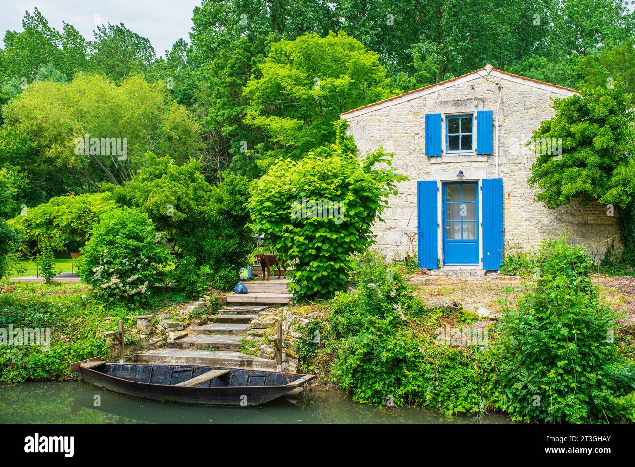 France, Deux Sevres, Marais Poitevin Interregional Park labeled Great ...