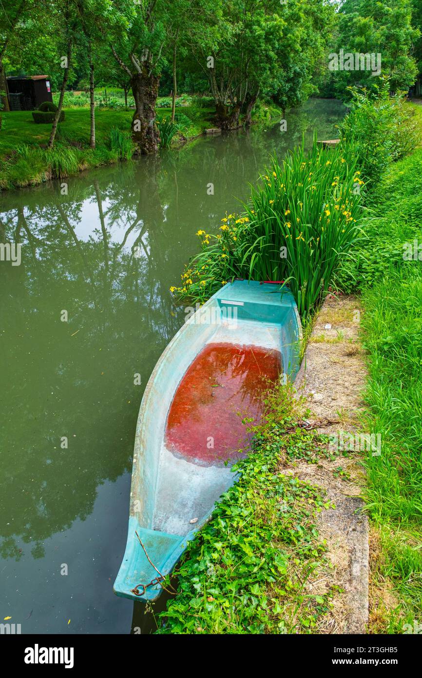France, Deux Sevres, Marais Poitevin Interregional Park labeled Great ...