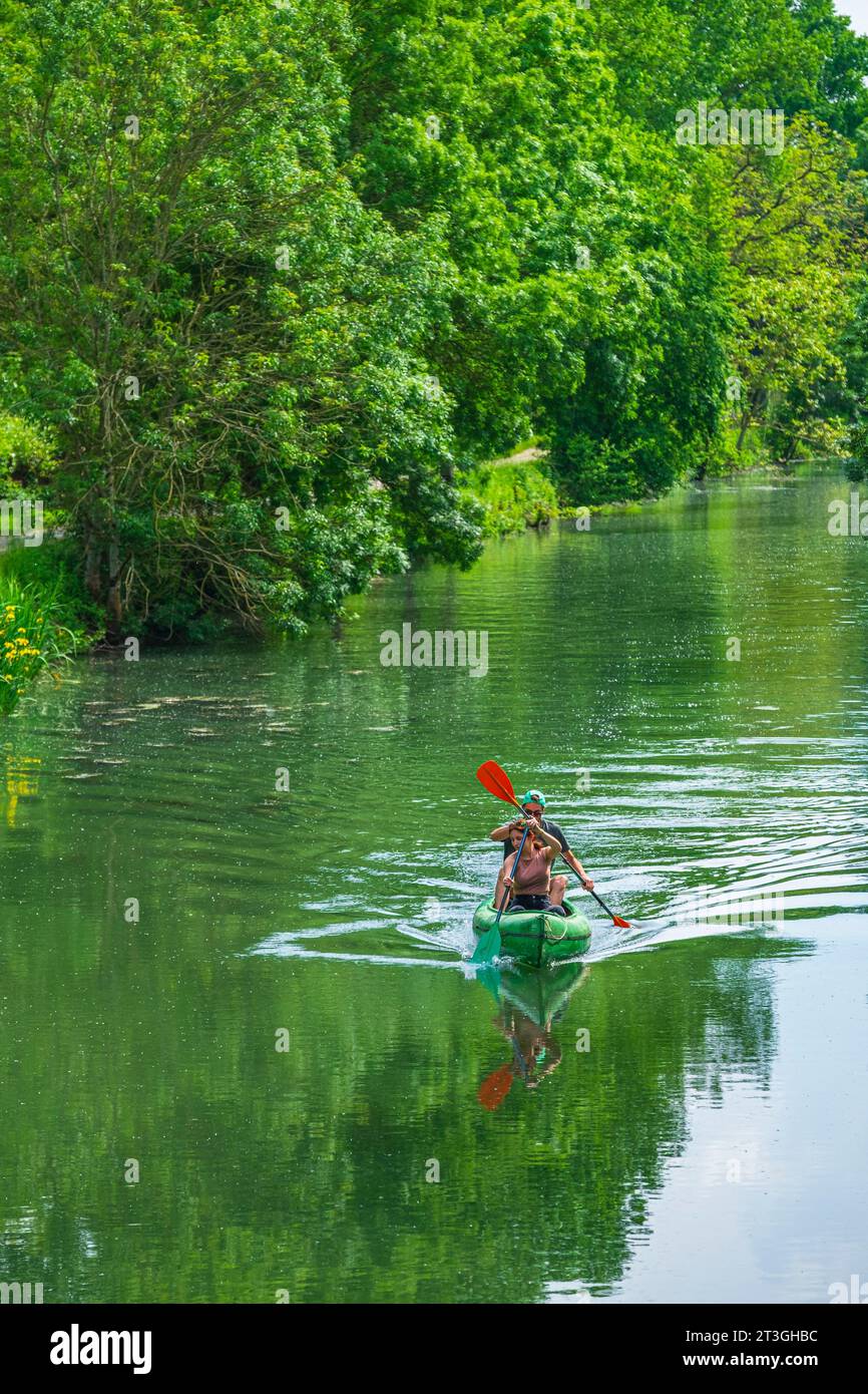 France, Deux Sevres, Marais Poitevin Interregional Park labeled Great ...