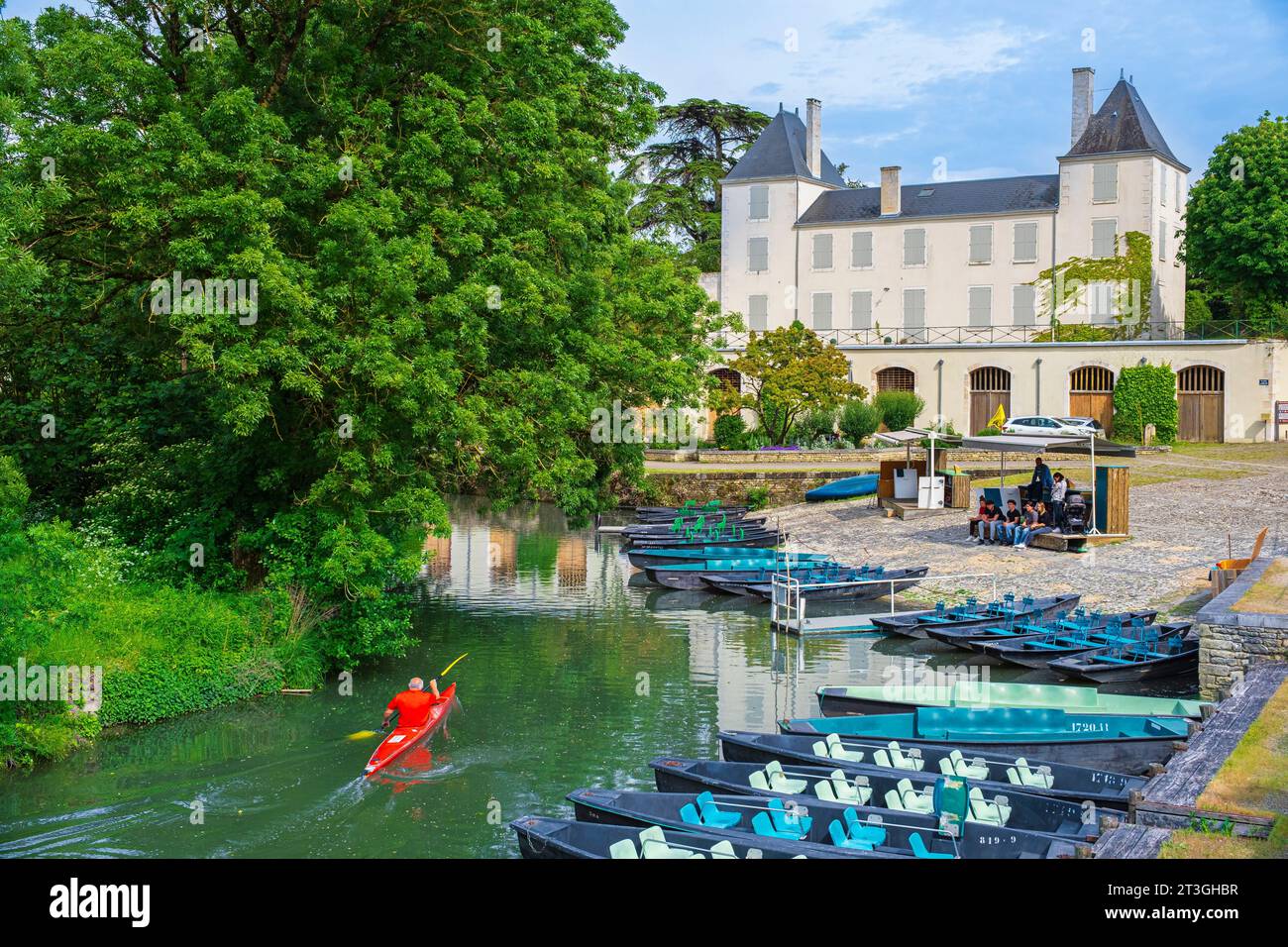 France, Deux Sevres, Marais Poitevin Interregional Park labeled Great ...