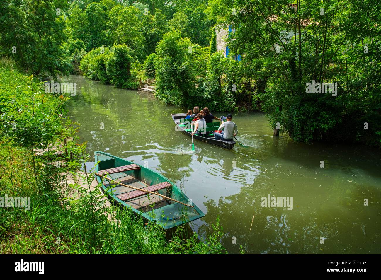 France, Deux Sevres, Marais Poitevin Interregional Park labeled Great ...