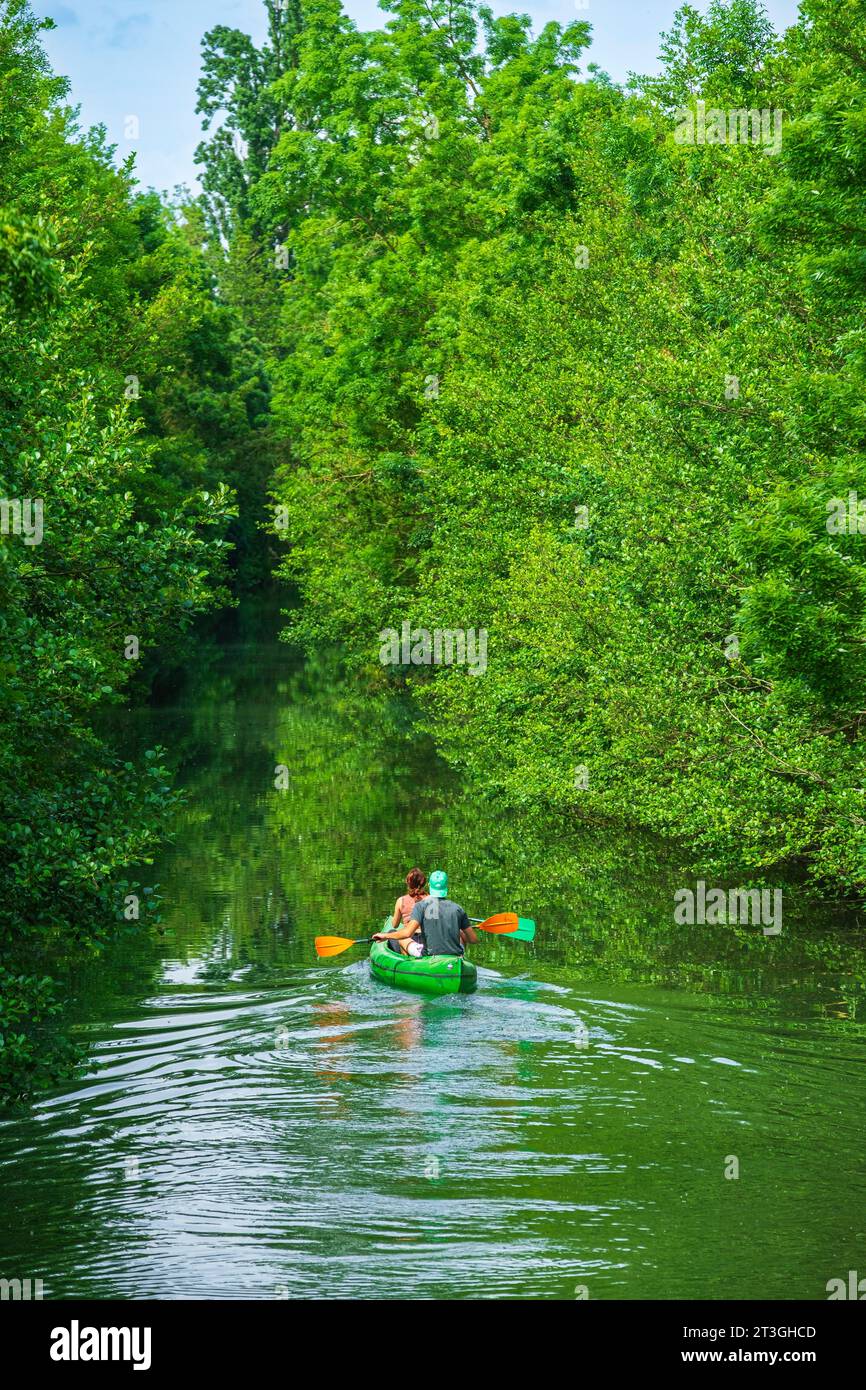 France, Deux Sevres, Marais Poitevin Interregional Park labeled Great ...