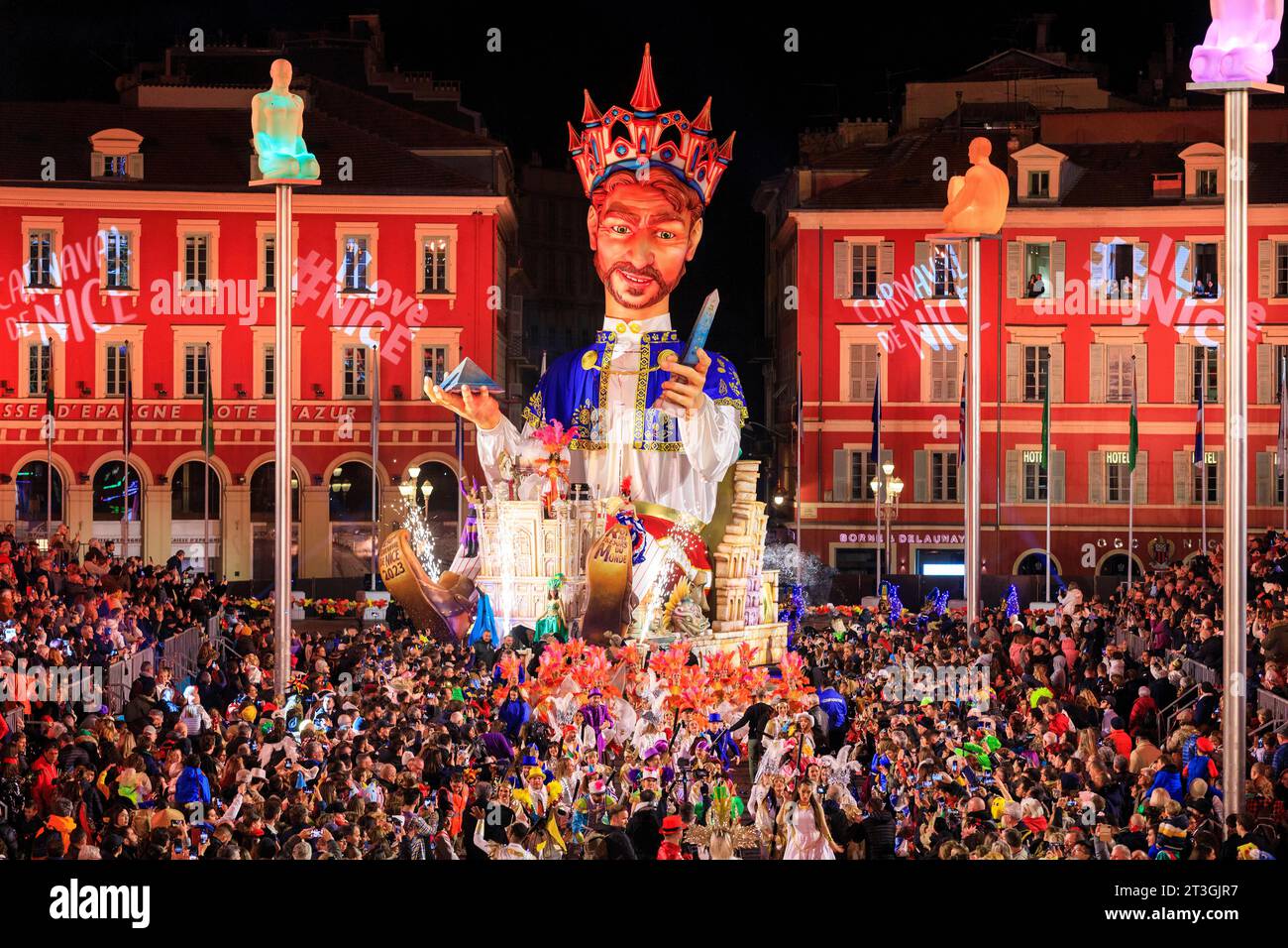 France, Alpes Maritimes, Nice, Nice Carnival The King of Treasures of ...
